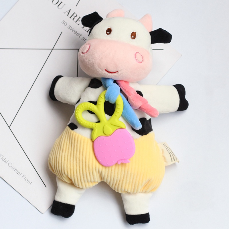 Infant Baby Cute Bunny Elephant Lion Playmate Plush Doll Toys Kids ...