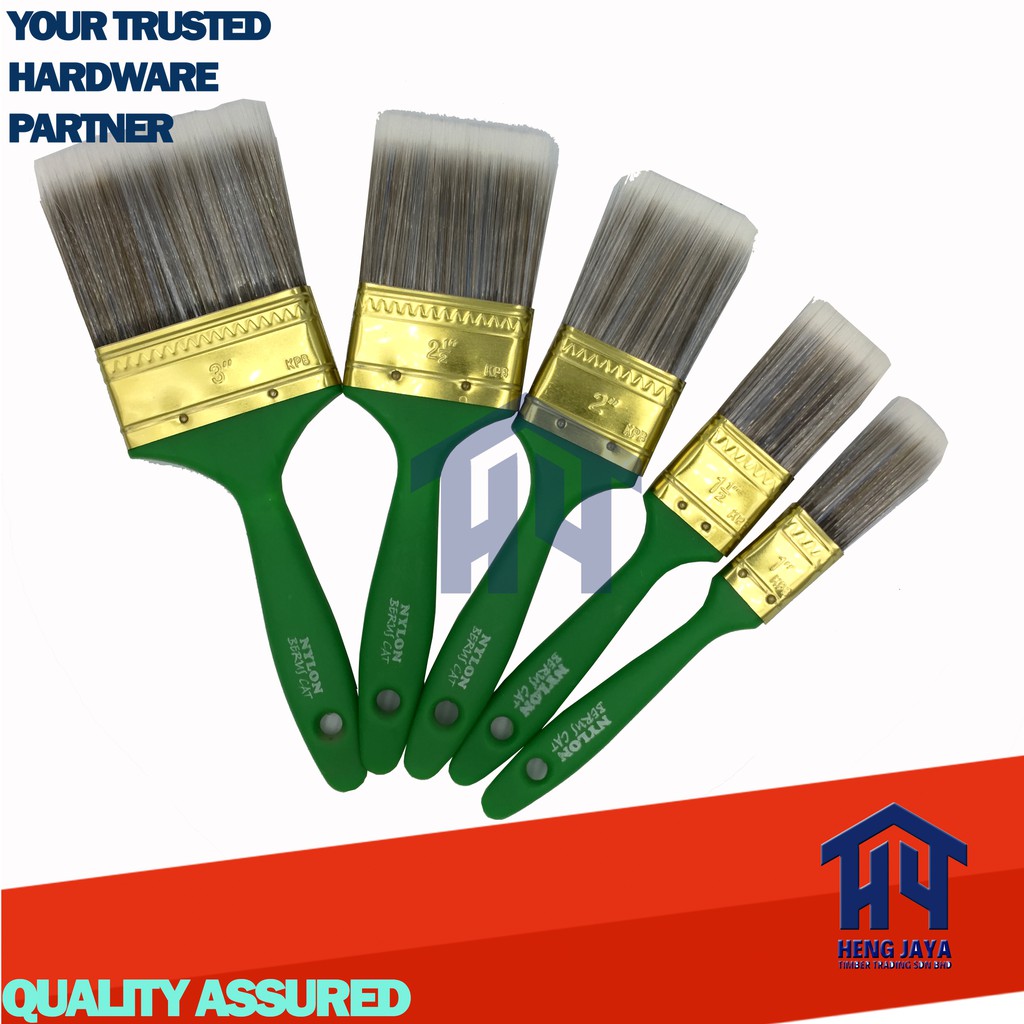 High Quality Nylon Berus Cat / 100% Halal Nylon Synthetic Paint Brush ...