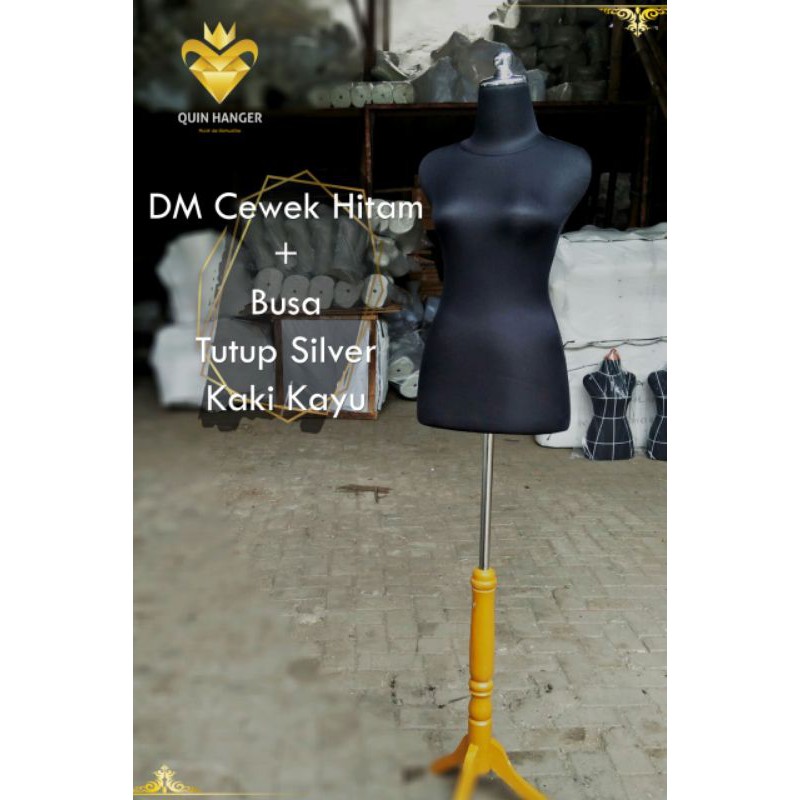 KAYU Half Body Mannequin/Manekin DM/Sewing Mannequin+Wooden Leg+Silver ...