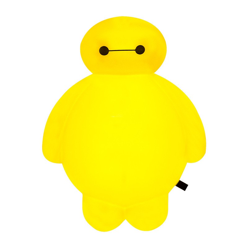 Cute Baymax Night Lights Bedroom Table Lamp Babyroom Wall Light Kids ...