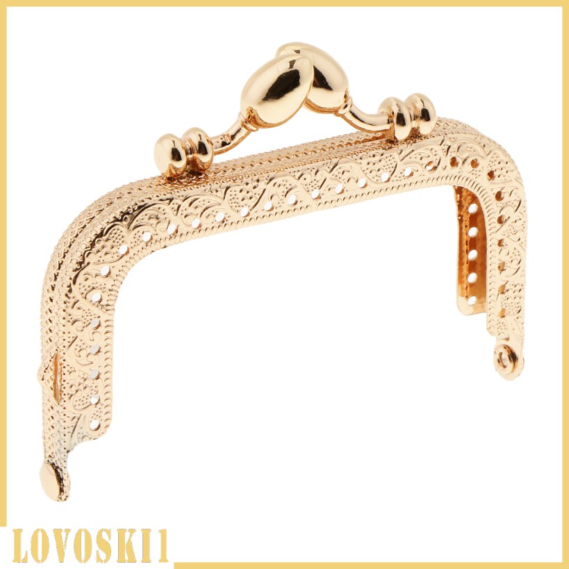 [LovoskibcMY] Metal Frame Purse Frame Lock Squared Frame DIY Craft ...