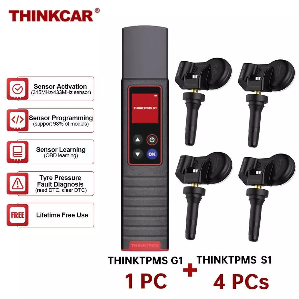 THINKCAR G1 S1 Smart Car TPMS Tire Pressure Monitoring System TMPS LCD ...