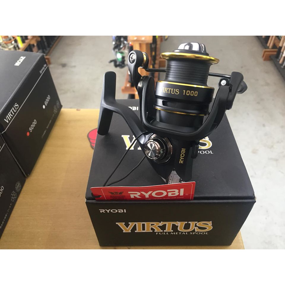 RYOBI Virtus Full Metal Spool Spinning Reel 1000 | Shopee Malaysia