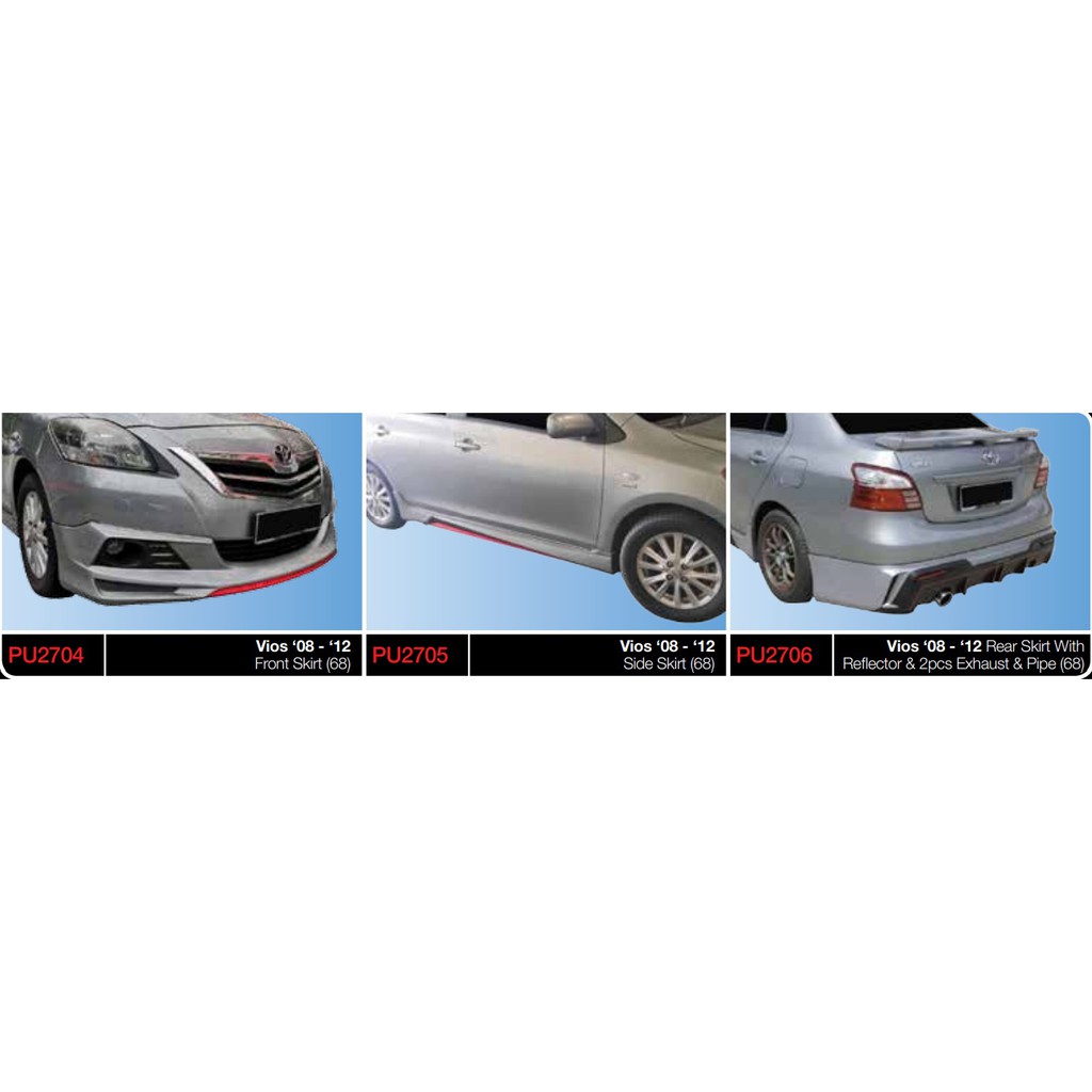 Toyota vios 2008 2009 2010 2011 2012 Drive 68 bodykit body kit front ...