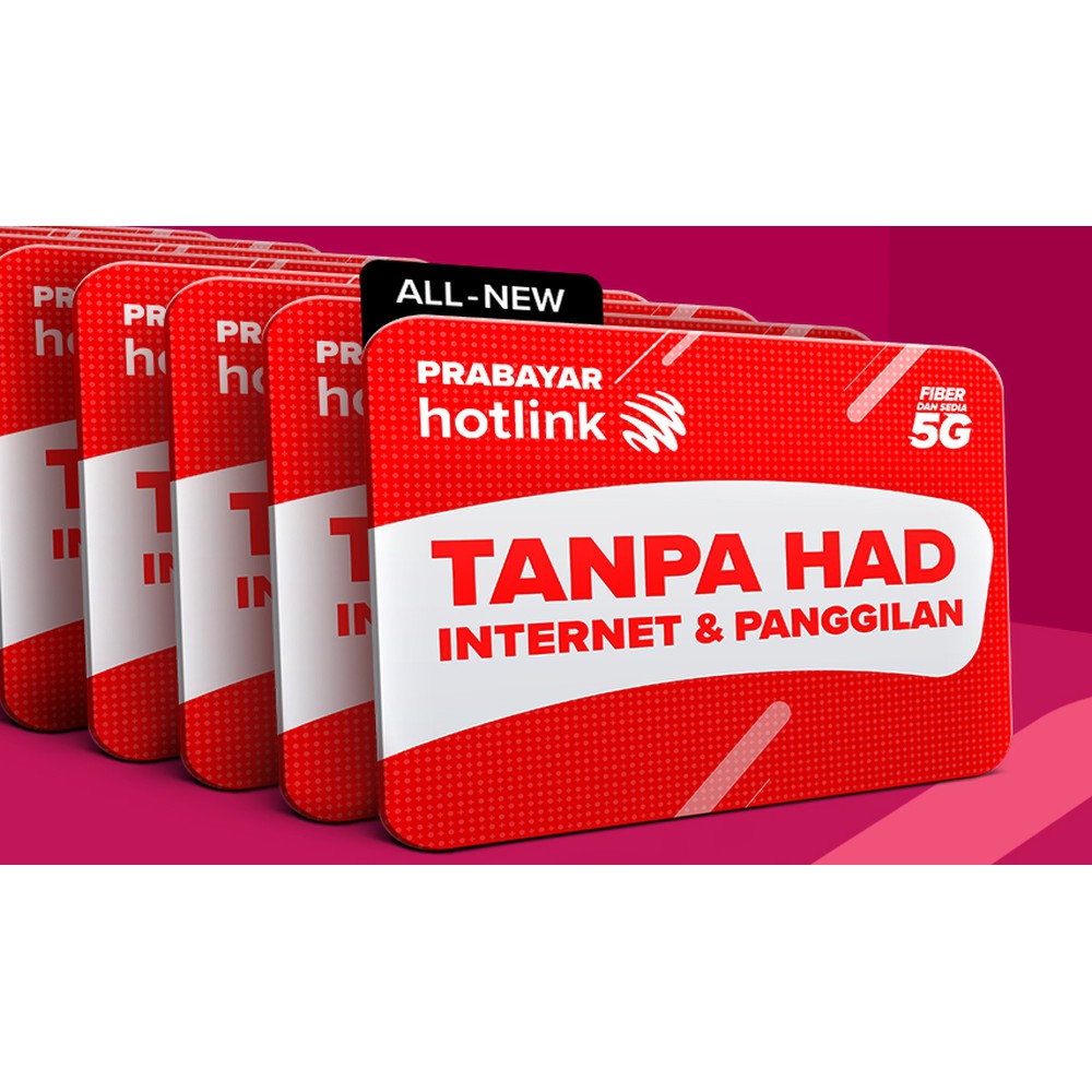 Simkad Hotlink Speed 6Mbps Unlimited Internet 5G & Panggilan (Boleh ...