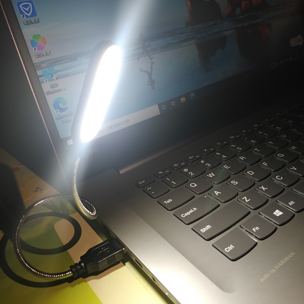 Flexible Portable USB Light Bright Reading Table Lamp 6 LEDs 5V USB ...