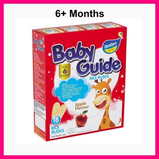 Baby Food TENTEN Baby Guide Rice Rusks Rice Cracker 36g 6+ months ...