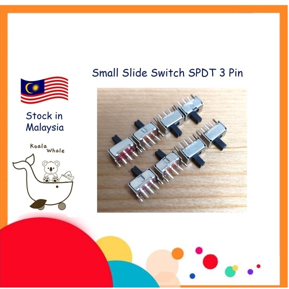 Slide Switch SPDT 3 Pin Small Toggle Slider Suis SS12D07VG4 SS12D07 | Shopee Malaysia