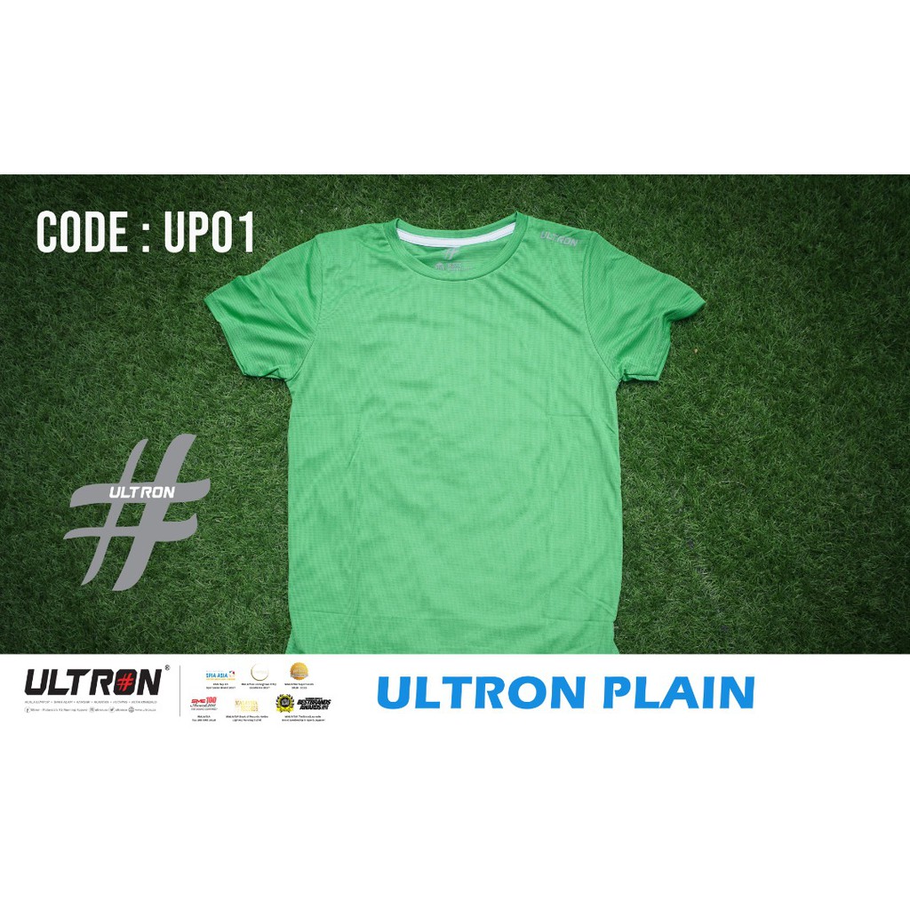 ULTRON RUNNING T-SHIRT ( PLAIN ) | Shopee Malaysia
