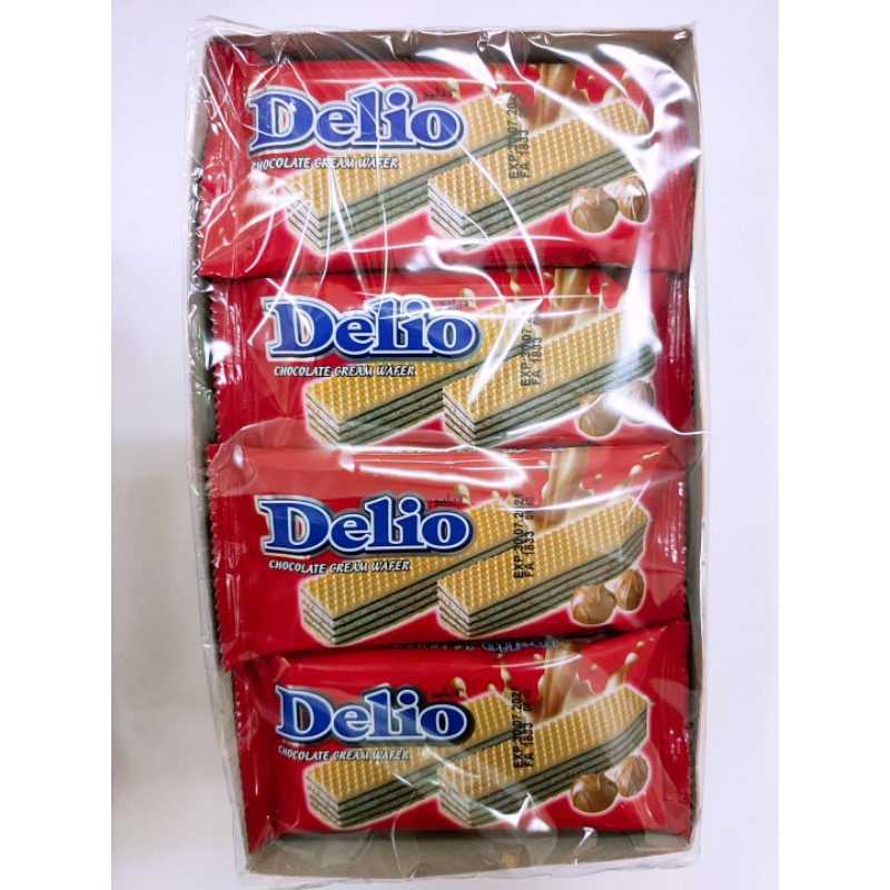 [Ready Stock] 24pcs Delio Wafer Chocolate / Strawberry / Milk | Shopee ...