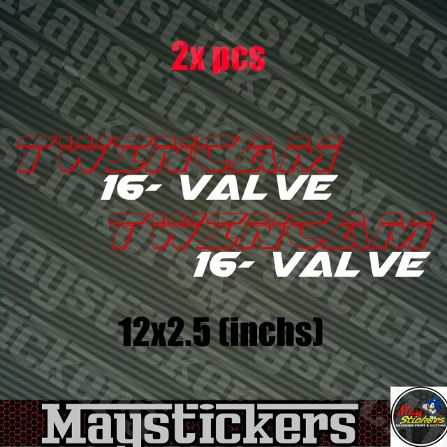 Car sticker body ( twincam 16valve) | Shopee Malaysia