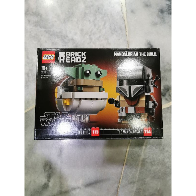 Lego 75317 Star Wars Brickheadz The Mandalorian and The Child | Shopee ...