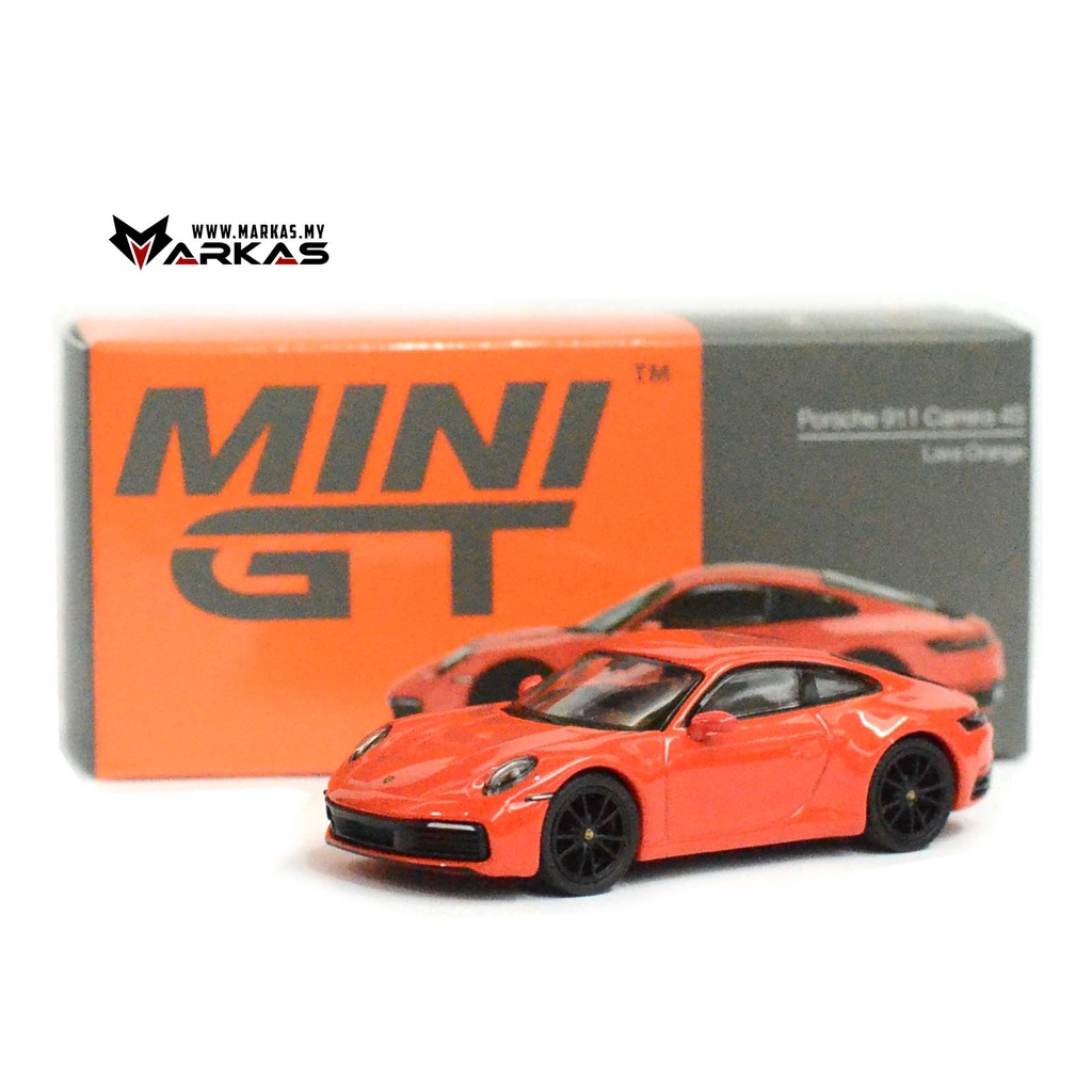 MINI GT 1/64 #371 PORSCHE 911 992 CARRERA 4S LAVA ORANGE | Shopee Malaysia