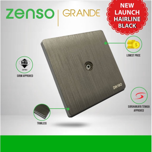 [Ready Stock][SIRIM] ZENSO Switch - Grande Hairline Black Switches ...