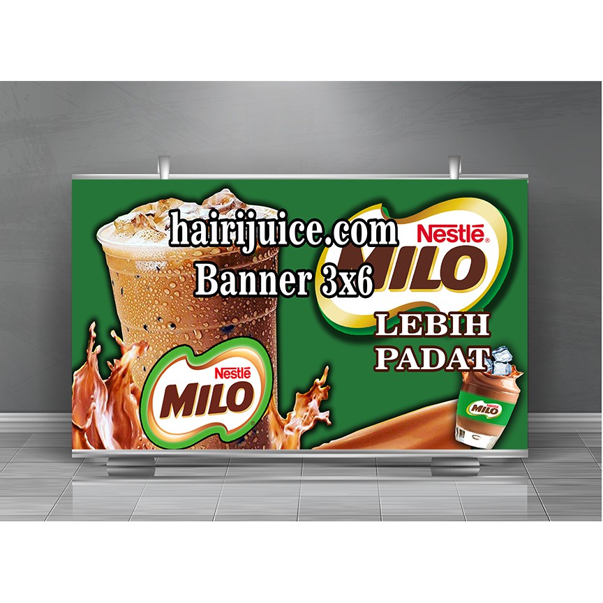 Milo - Banner, Bunting Dan Alas Meja | Shopee Malaysia