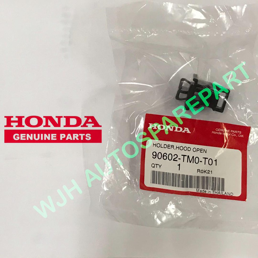 Honda Genuine Bonnet Stay Clip holder 90602-TM0-T01 ( Black ) | Shopee ...