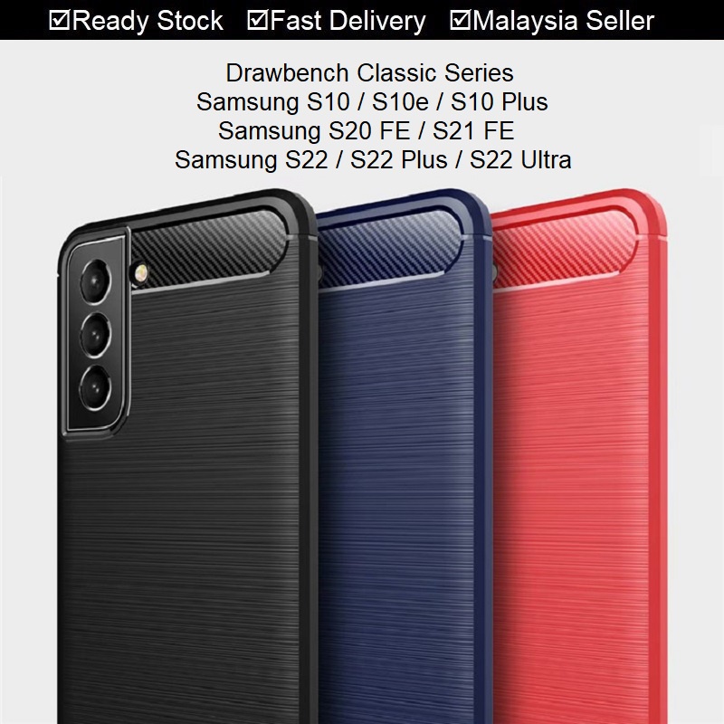 Samsung Galaxy S22 Plus Ultra S21 FE S20FE S10 S10e Fan Edition Drawbench Fiber Phone Case ...
