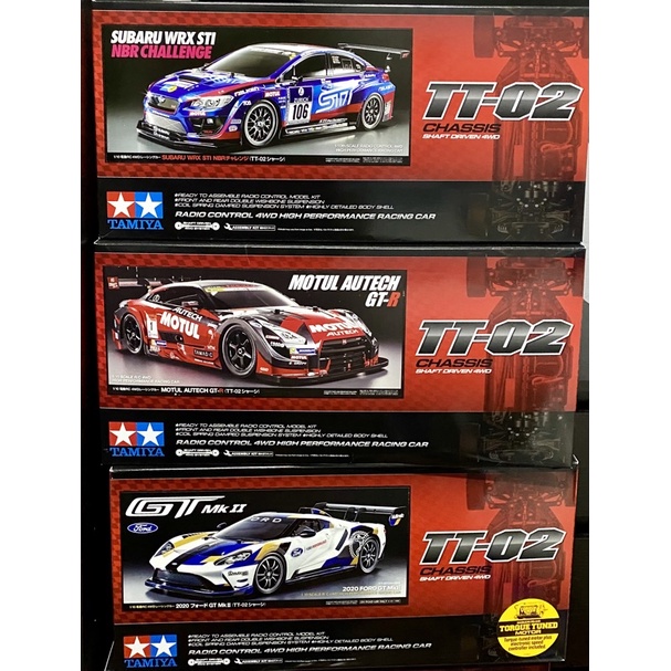 [READY STOCK] Rc kit tamiya 1/10 tt02 Tt-02 rally touring GT-R Subaru ...
