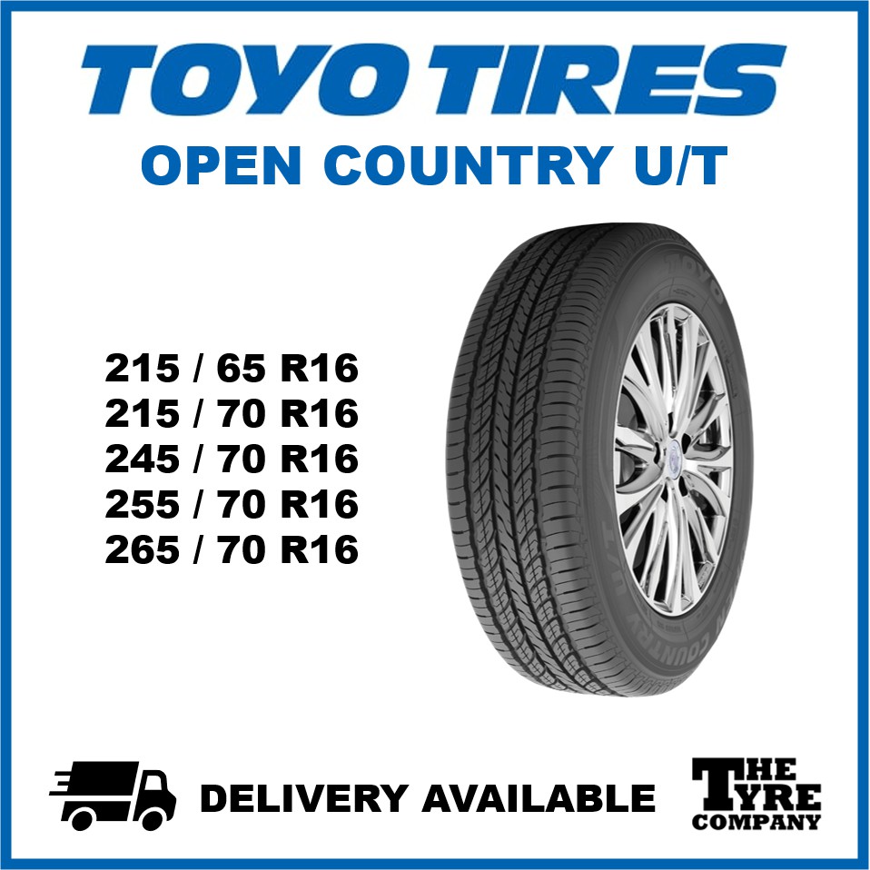 TOYO OPEN COUNTRY U/T - 215/65/16, 215/70/16, 245/70/16, 255/70/16, 265 ...
