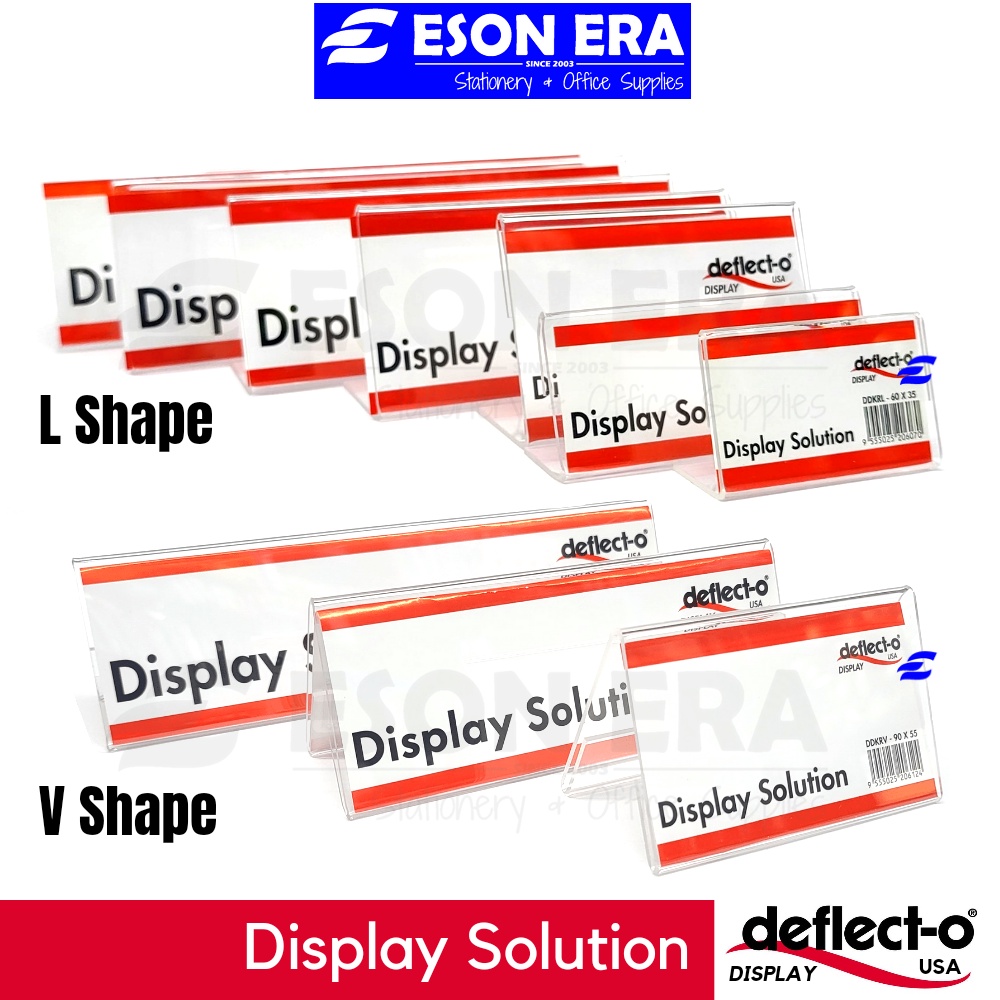 Sinchor Acrylic Stand V Shape & L Shape Display Stand / Meeting Stand ...