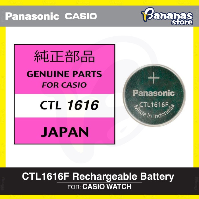 Genuine Panasonic CTL1616F CTL-1616F CTL 1616 F Solar Rechargeable ...