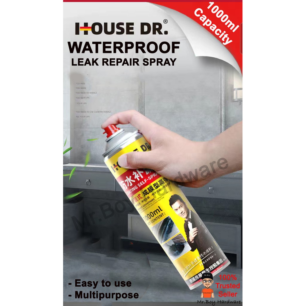 Waterproof Spray Rapid Stop Leaking Water Proof Spray Bathroom Fast Fix ...