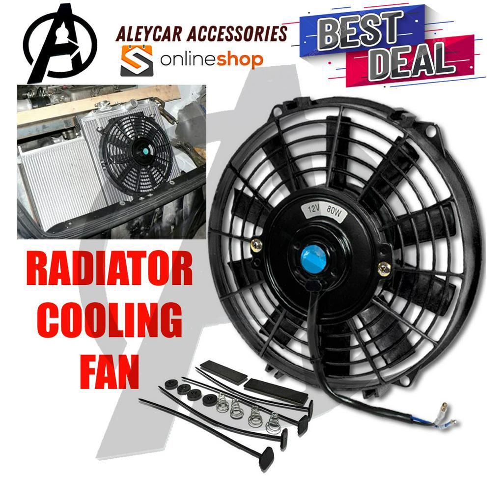 10"/12" Black Electric Radiator Cooling Fan Kit | Shopee Malaysia