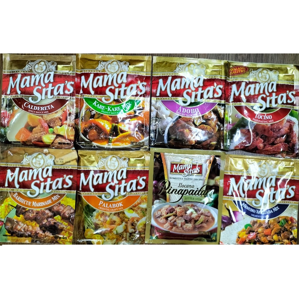 Mama Sita's Mix (Palabok, Caldereta, Kare Kare, Adobo, Menudo, Barbeque ...