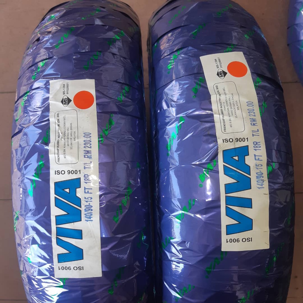 VIVA TYRE 140/90×15 FT 18R TUBELESS (ORIGINAL) | Shopee Malaysia