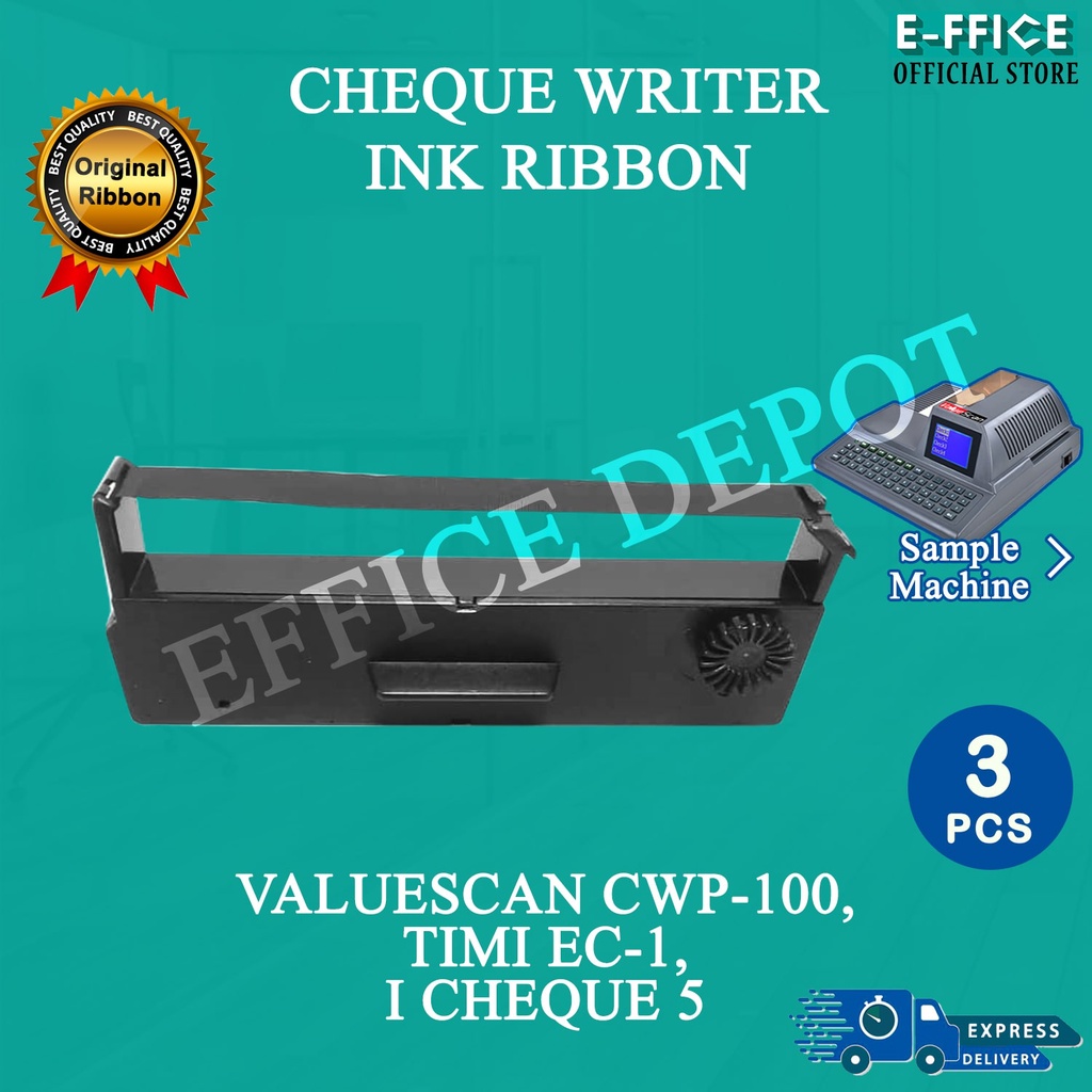 Effice Depot - CHEQUE WRITER INK RIBBON ~ VALUESCAN CWP-100/ TIMI EC-1 ...