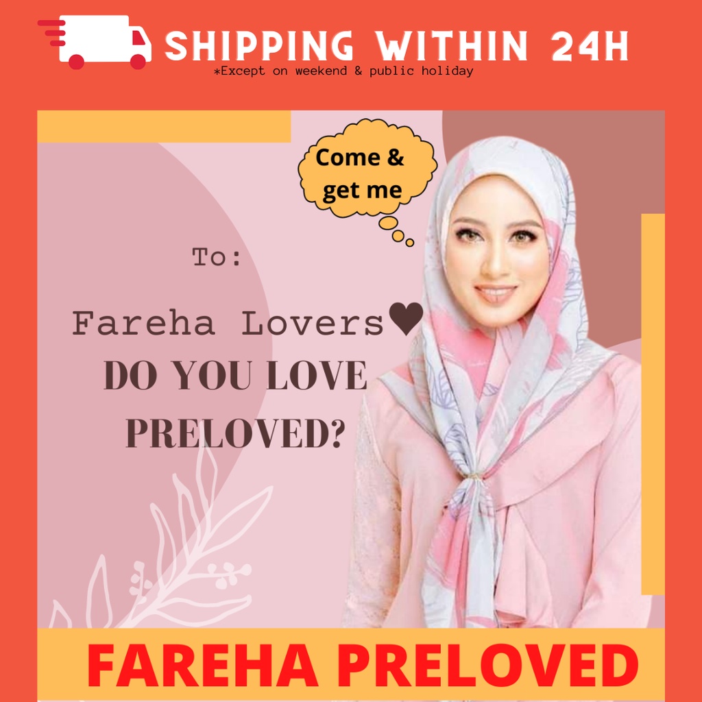 FAREHA PRELOVED LIMITED [CHIFFON&COTTON]💥 | Shopee Malaysia