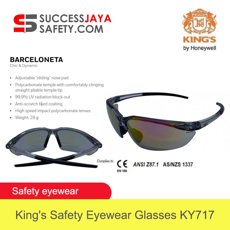 Kings Ky717 Safety Glasses Anti-fog Safety Eyewear Goggles Pvc Safety ...