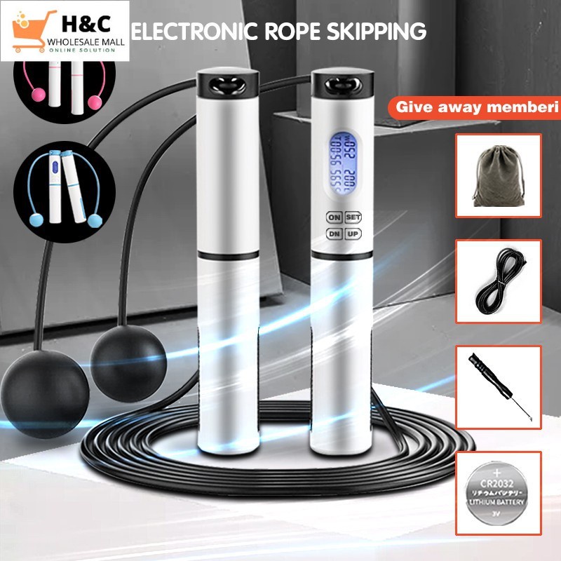 ZIG Digital Skipping Rope Digital tali lompat electronic counter jump ...