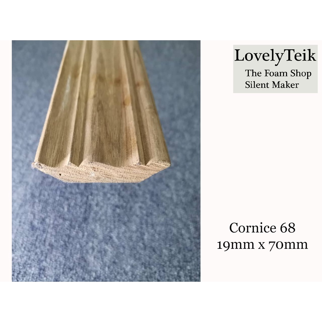 C23/68/88/968 Cornice/Wood Cornice/Kayu Cornice/Cornice Ceiling ...