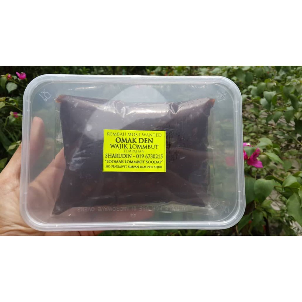 OMAK DEN wajik lembut asli original dan durian | Shopee Malaysia