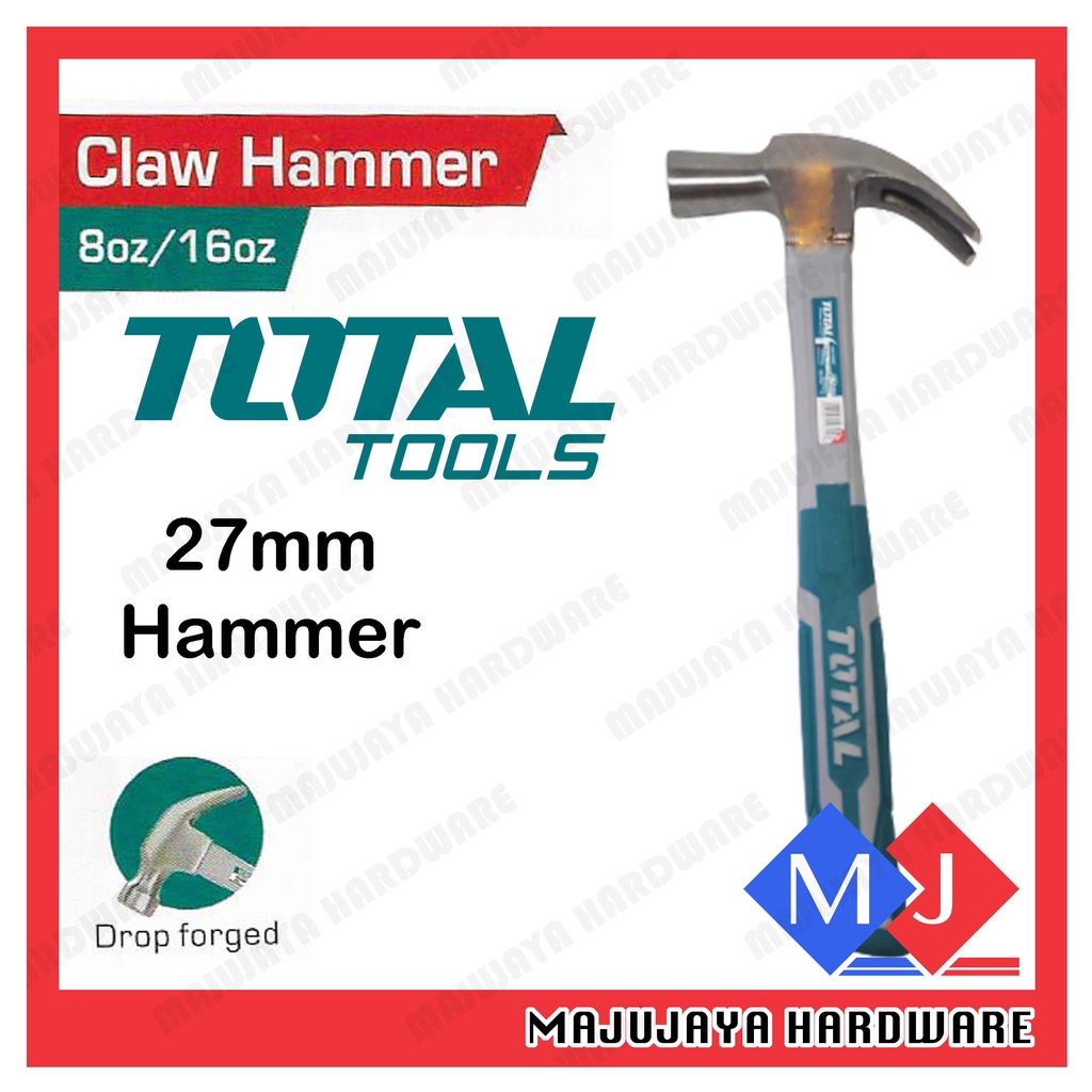 TOTAL Hammer Series Claw Machinist Ball Pein British Type Penukul ...