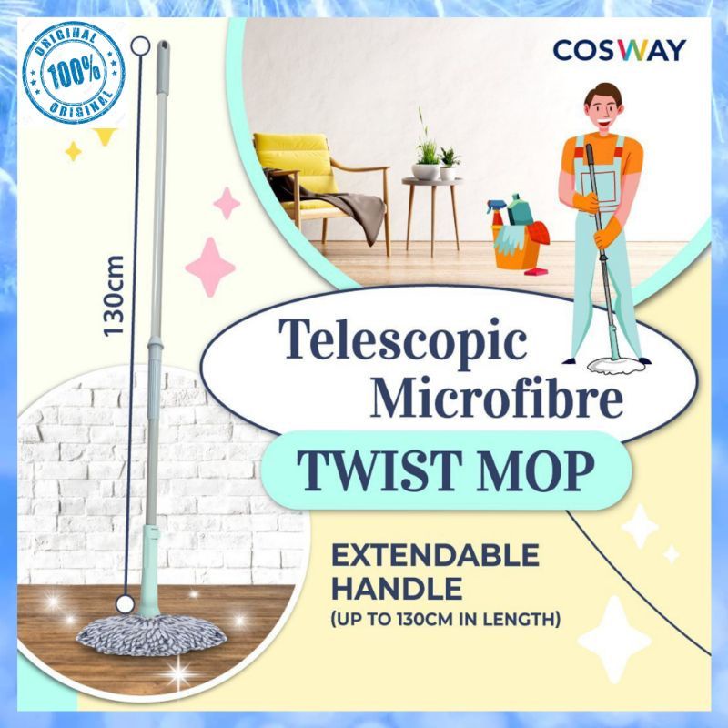Cosway Microfibre Twist Mop / Mop Putar Gentian Mikro Coswaymop 89906 ...