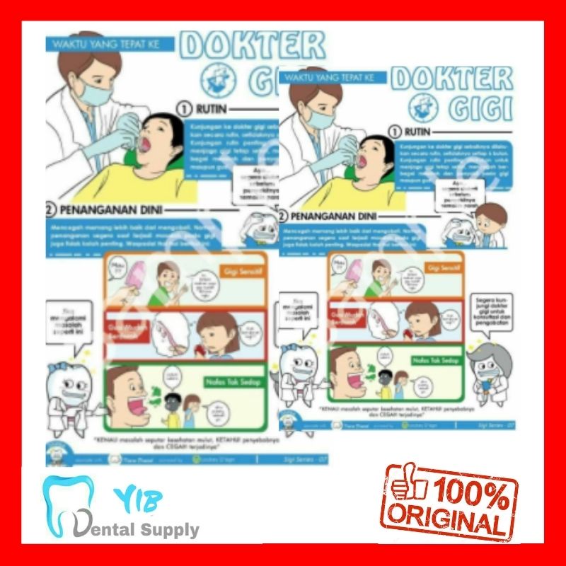 Original A3 TEETH POSTER THAT'S THE FAST THEME TO DENTISTRY | Shopee ...