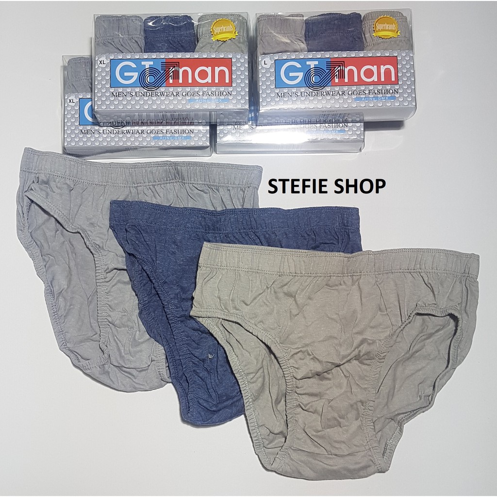 Gtman GT Man GMX Underwear contains 3 pcs | Shopee Malaysia