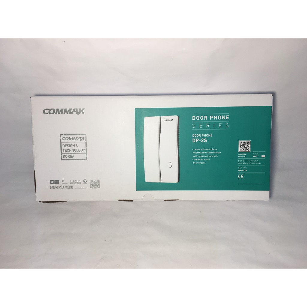 COMMAX 1 to 1 Door Intercom System Security Door Access Door Phone Series DP-2S/ DR-201D ...
