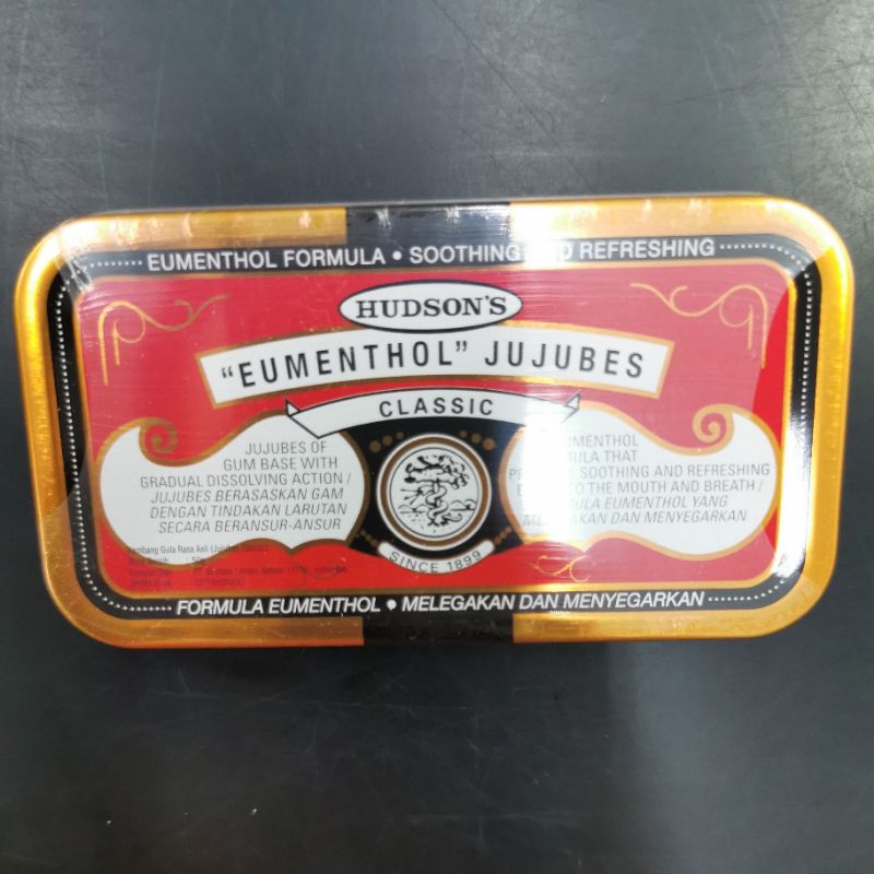 [SORE THROAT REMEDY] HUDSON'S EUMENTHOL JUJUBES (CLASSIC / HONEY LEMON ...