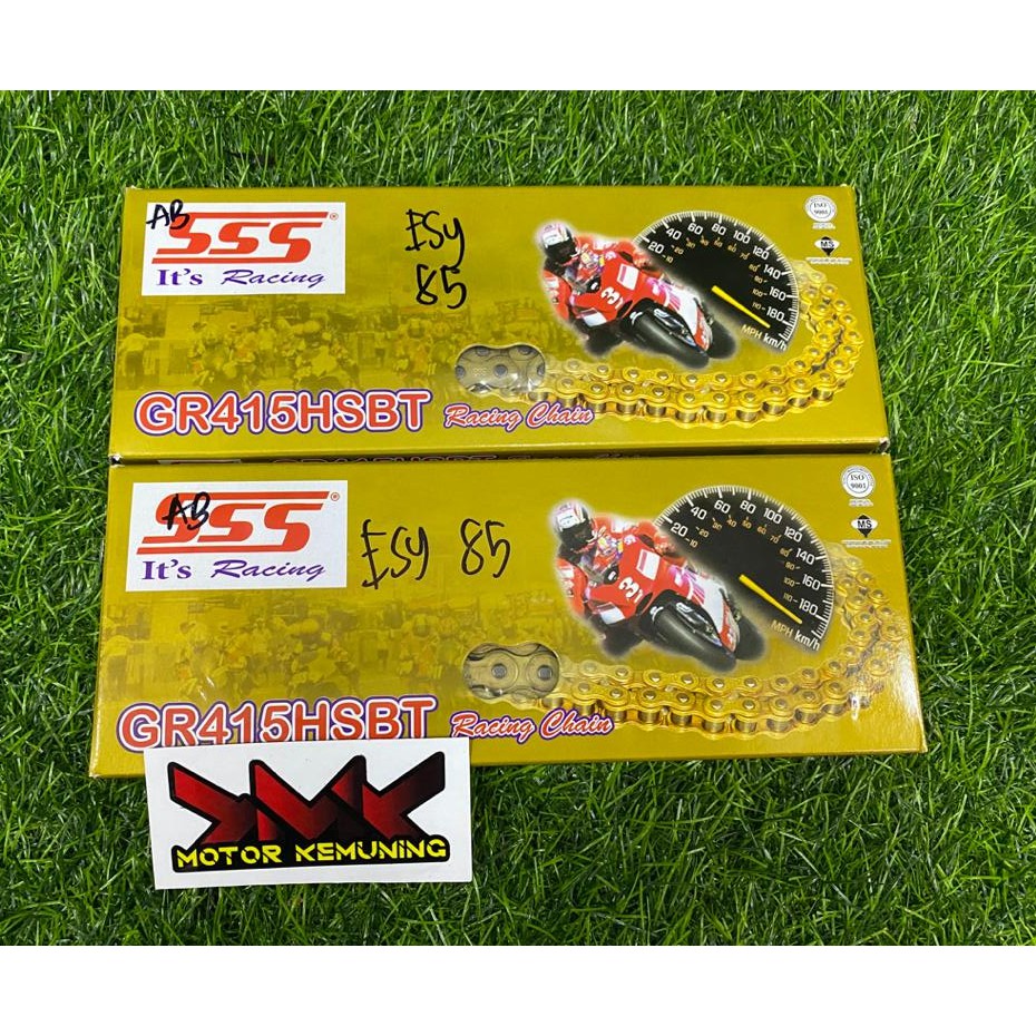 SSS RACING CHAIN 415H - 132L 122L 120L SPROCKET CHAIN RANTAI SPOKET ...