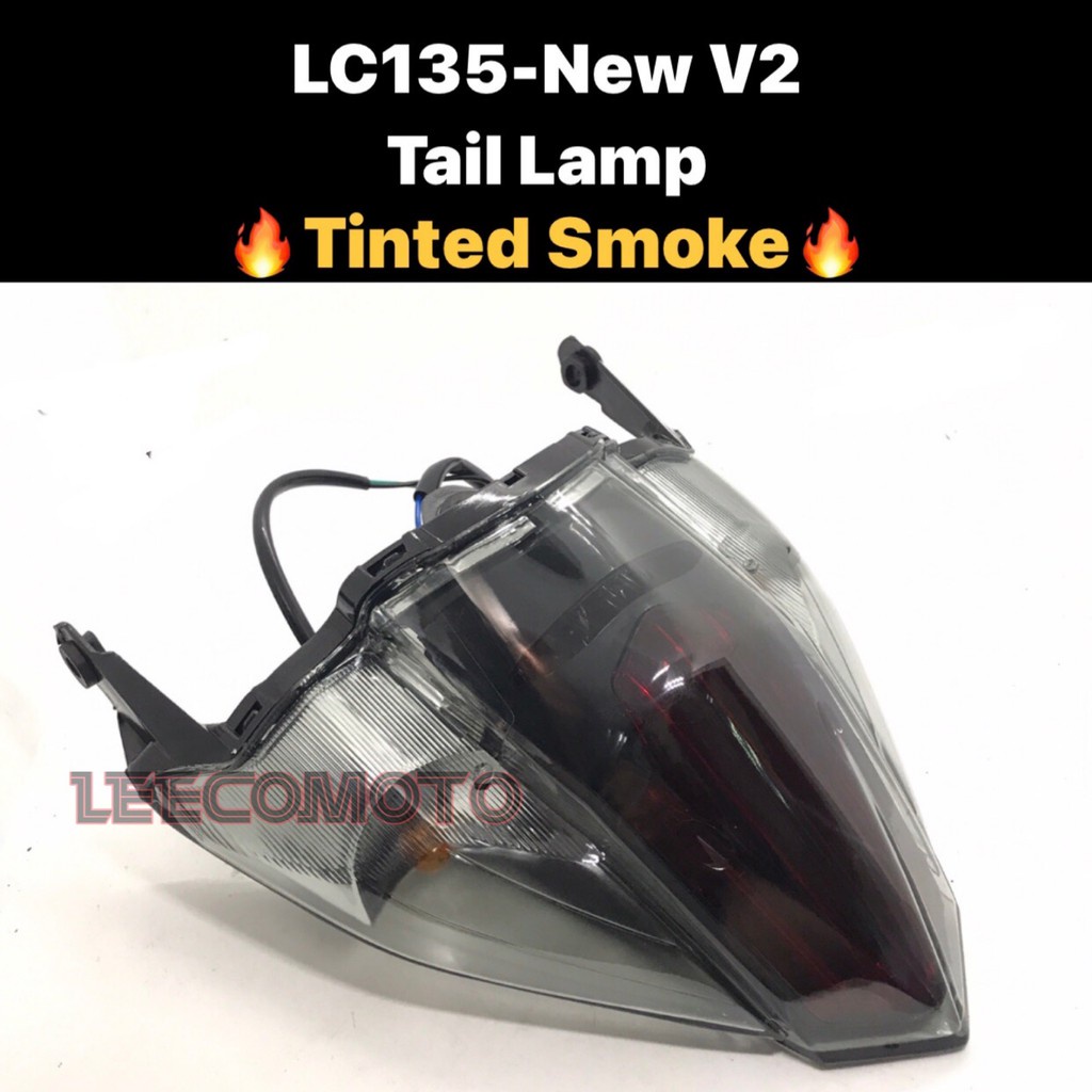 Yamaha LC135 V2 V3 Rear Tail Lamp Light Smoke Taillamp Socket + Bulb ...