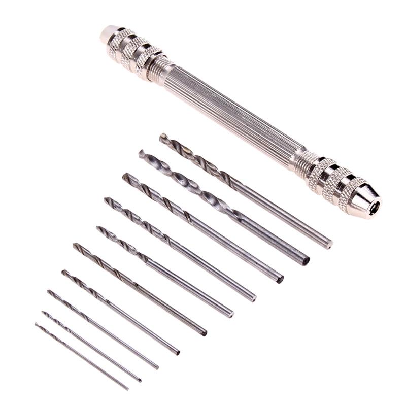 0.5-3.0mm Mini Manual Aluminum Hand Drill High Speed Steel Hand Drill ...