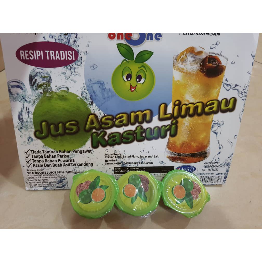 Jus Asam Limau Asam Boi Limau Kasturi ( 40g x 3 biji ) | Shopee Malaysia