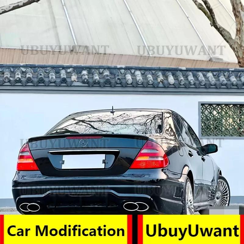 W211 Carbon Fiber Rear Spoiler For Mercedes-Benz E-class W211 Sedan 4 ...