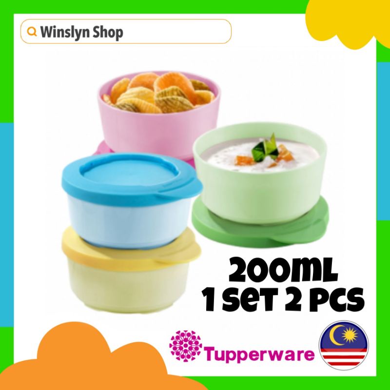 Tupperware Illumina Bowl 200ml Cute Soup Snack Fruit Porridge Serve ...