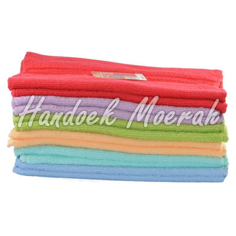PUTIH MERAH [Face Towel] Plain Red White (30x70) | Shopee Malaysia