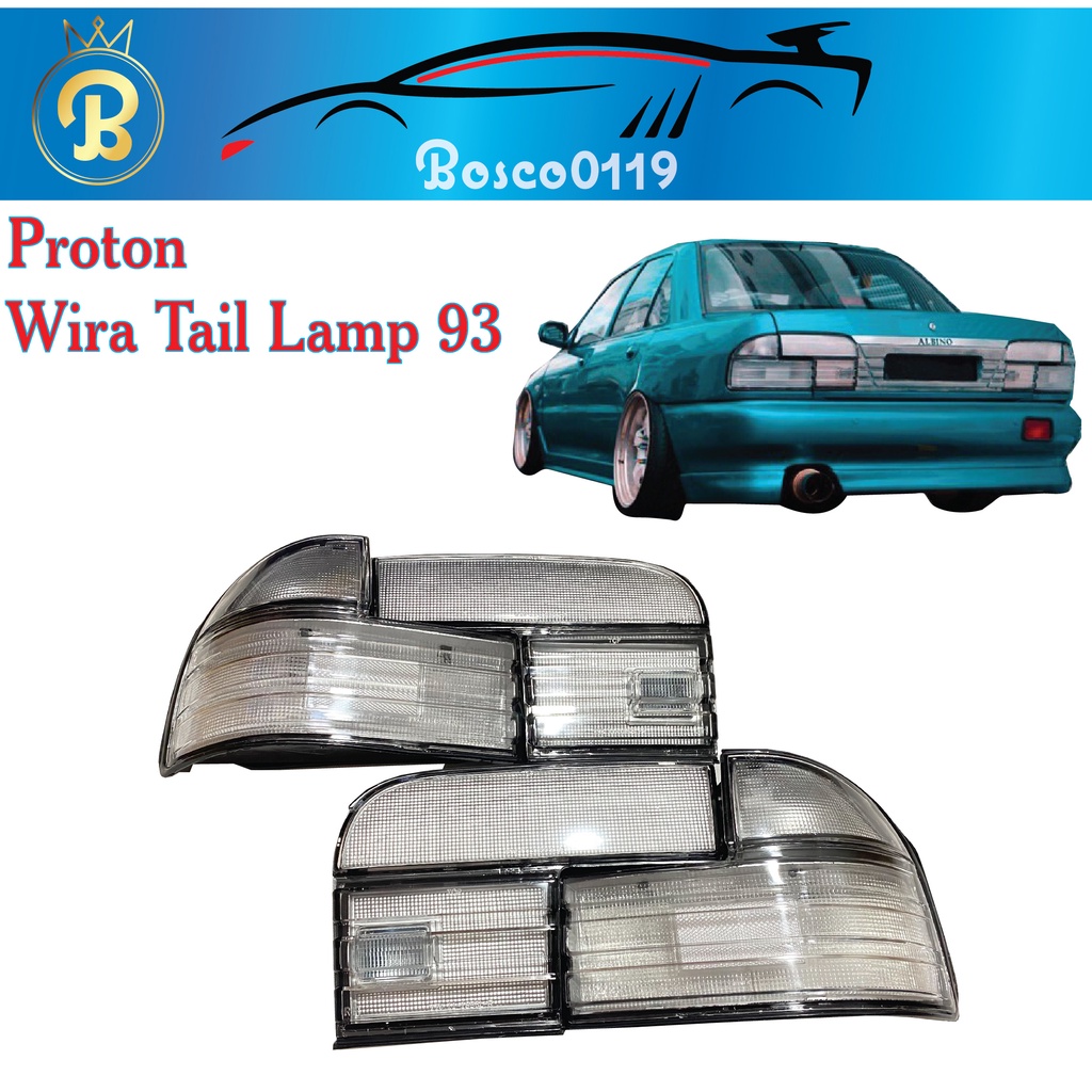 Proton Wira 93 Wira 95 Aeroback Wira Special Edition Albino White Tail ...