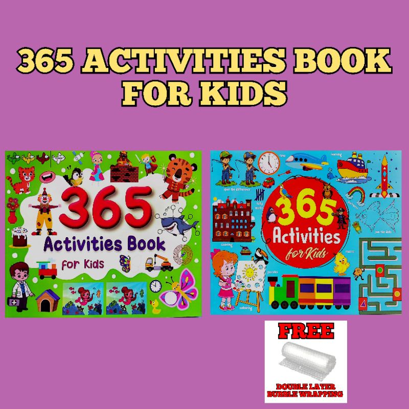 PRASEKOLAH / PRESCHOOL - 365 ACTIVITIES BOOK FOR KIDS - MIND TO MIND ...